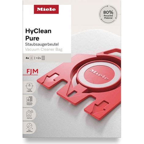 Confezione 4 Pz Sacchetti Aspirapolvere Miele Originali Fjm