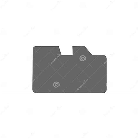 Icon Vector Microchip Template Design Trendy Stock Illustration
