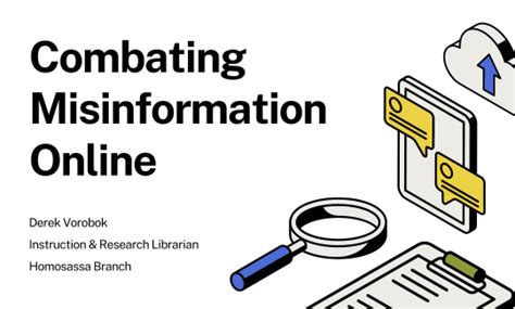 Combating Misinformation Online Citrus Libraries