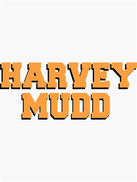 Harvey Mudd Sticker By Sorasicha Redbubble