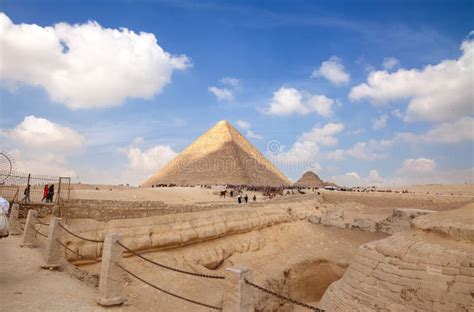 Great Pyramid Of Giza Or Pyramid Of Khufu Stock Image Image Of
