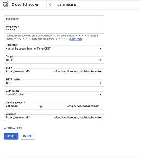 Python Invoke Google Cloud Function With Parameters Stack Overflow