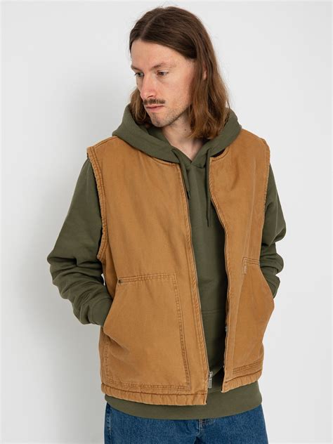 Dickies Duck Canvas Vest Brown Sw Brown Duck