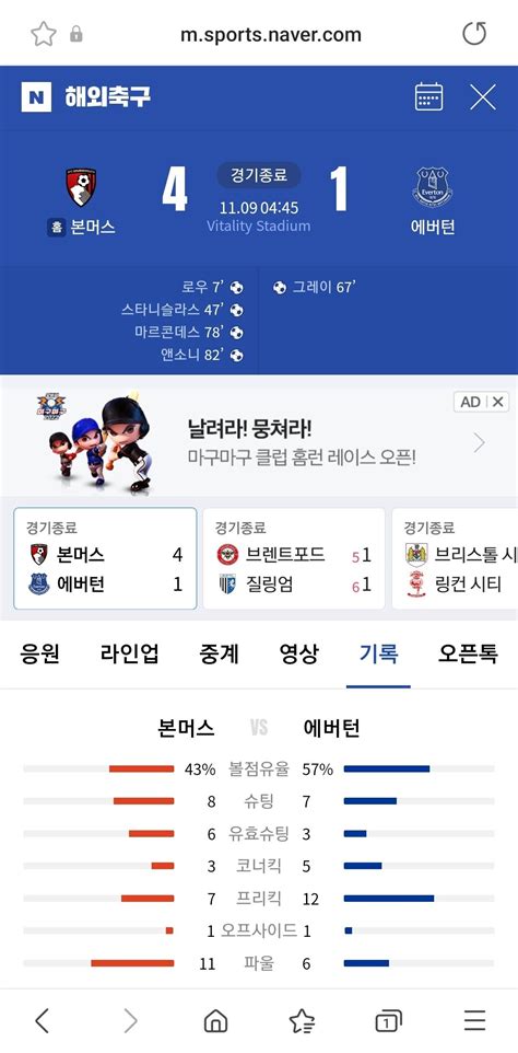 실화냐 해외축구 에펨코리아