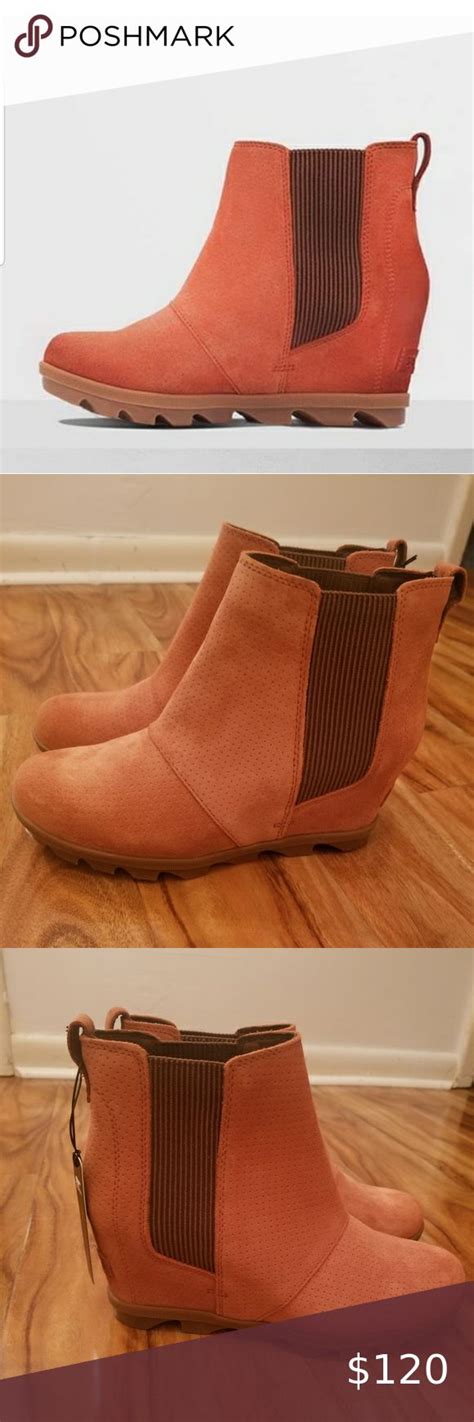 SOREL JOAN OF ARTIC WEDGE 2 BOOT Waterproof Leather Chelsea Boot