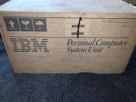 Unboxing From What I Can Find Is An Unused Ibm 5150 Along Documentation With A Sealed Cga Card