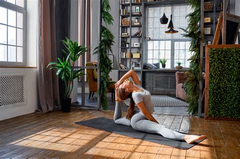 Wallpaper Women Model Yoga Pants Leggings Plants Brunette Yoga