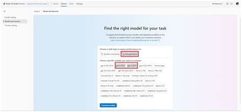 Model Benchmarks in Azure AI Studio Telefónica Tech