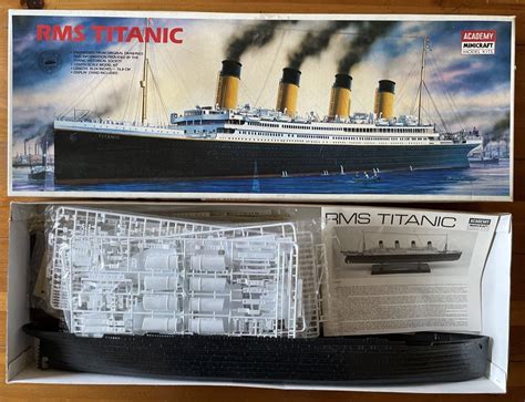 Rms Titanic Plastic Ship Model Kit 1405 1350 Scale Academy Minicraft