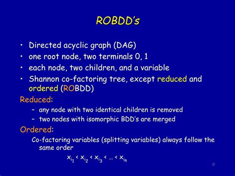 Ppt Robdds Powerpoint Presentation Free Download Id1831519