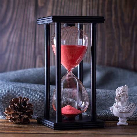 Skull Sand Timer Collectible Figurine Home And Kitchen