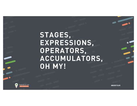 Doing More With MongoDB Aggregation PPT