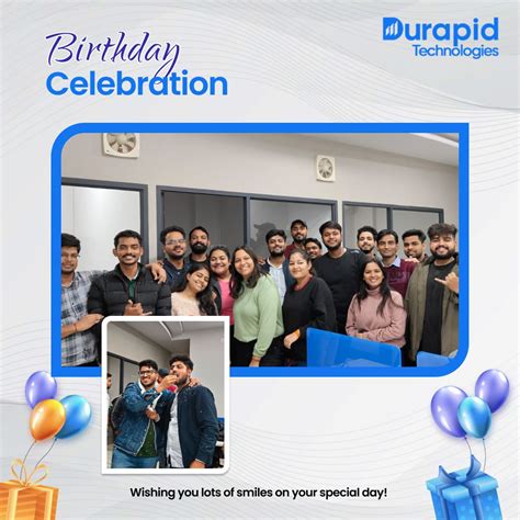 Durapid Technologies Private Limited On Linkedin Birthdaycelebration