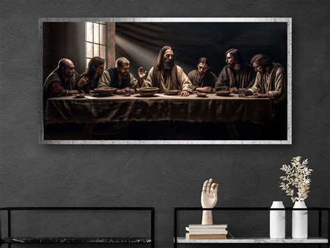 The Last Supper Canvas Vintage Canvas The Last Supper Remake Canvas