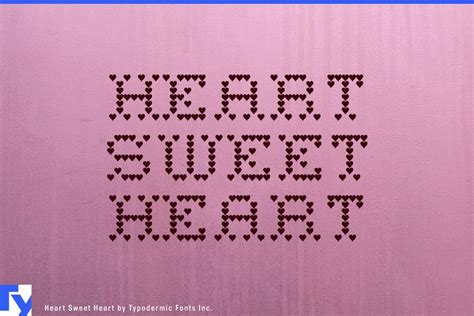 Heart Sweet Heart Font Typing Guru