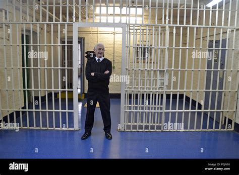 Prison Officer Doing Guided Tour At Shrewsbury Prison Called The Dana