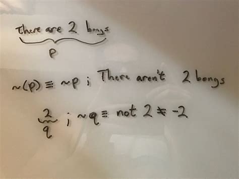 Confusing Connection Between Negation Logic With Arbitrary Data Vs Logic With Numbers