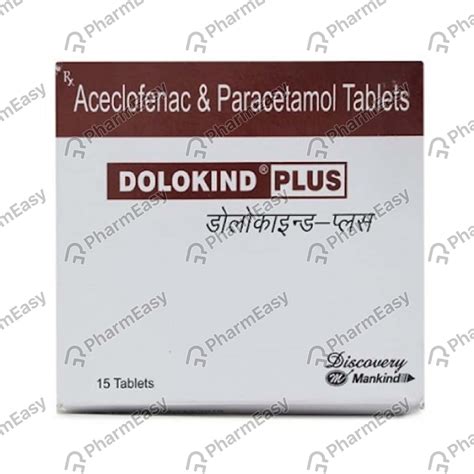 Buy Dolokind Plus Strip Of 15 Tablets Online At Flat 15 Off Pharmeasy