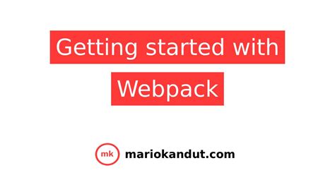 👾 Mario Kandut On Linkedin Getting Started With Webpack