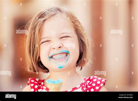 Girl Licking Ice Cream Hi Res Stock Photography And Images Alamy