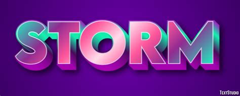 Storm Text Effect Generator TextStudio