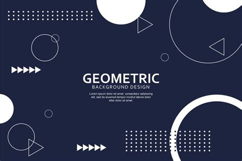 Premium Vector Geometric Background With Abstract Polygonal Shapes