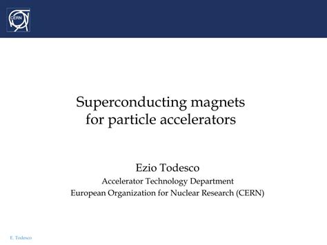 Ppt Superconducting Magnets For Particle Accelerators Powerpoint