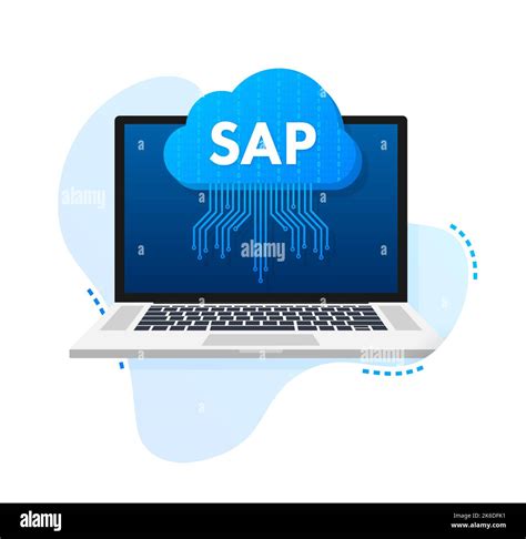 Sap Business Process Automation Software Cloud Software Vector Stock
