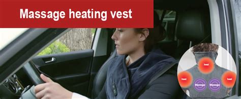 Massage Heating Vest 3 Temperature Modes And 3 Massage Modes Cool Mania