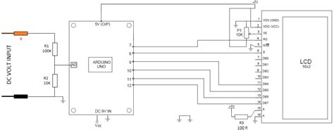 Schematic Diagram Of Voltmeter