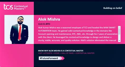 Alok Mishra On Linkedin Buildingonbelief Tcs