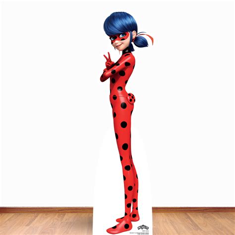 Sc4041 Lady Bug Miraculous Tales Of Ladybug And Cat Noir Cardboard Cu Star Cutouts