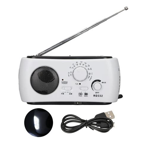 Radio De Manivela Solar De Emergencia Radio De Manivela Rd322 Radio De