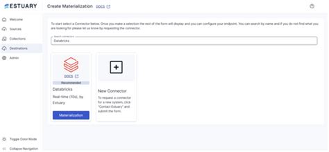 how to connect data from azure blob storage to databricks estuary