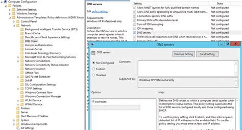 Set DNS Servers Via GPO Server R WinCert