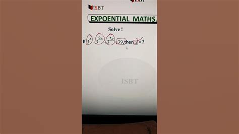 Exponential Mathematics Tricks Maths Mathematics Mathtricks Exponentialmaths Youtube