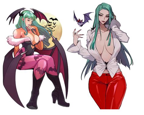Morrigan Aensland Darkstalkers Kiss Cut Vinyl Decals V4 Etsy