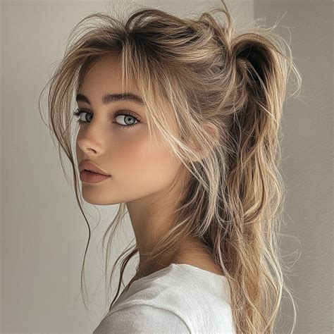 35 Effortless Messy Ponytail Hairstyles Hair Guru Messy Ponytail