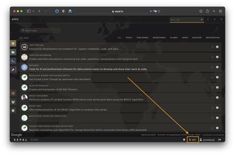 Manage Your Resources — Sepal Documentation