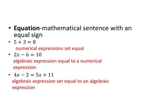 Section 2 4 Variables And Equations Ppt Download