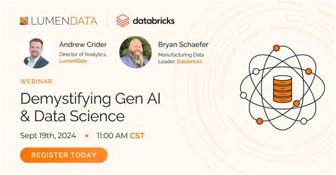 lumendata on linkedin webinar genai datascience databricks llms