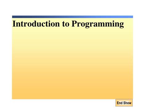PPT Introduction To Programming PowerPoint Presentation Free Download ID