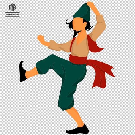 دانلود طرح وکتور حاجی فیروز لایه باز Paper Illustration Santa