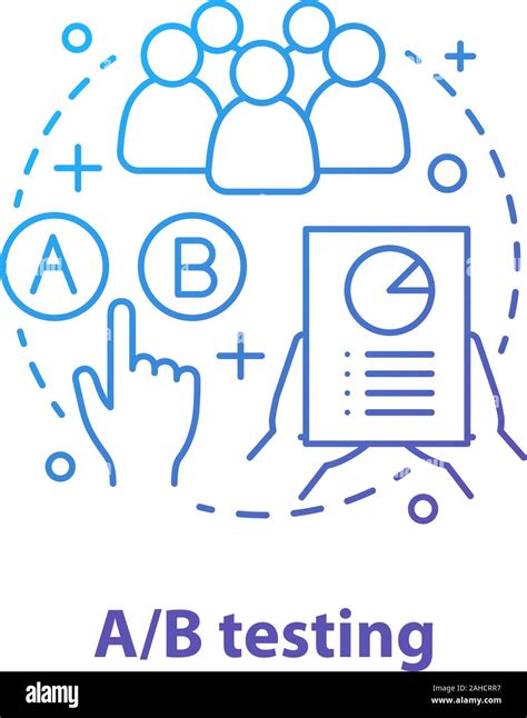 Ab Testing Concept Icon Lead Generation Advertising Campaign Idea