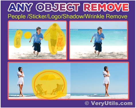 Veryutils Best And Free Online Ai Photo Object Remover To Remove Unwanted Objects From Photos