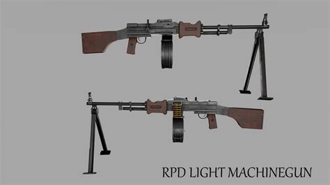 Rpd Light Machine Gun Asset Cloud