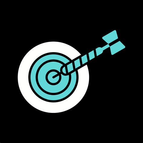 Dart Vector Icon 17474428 Vector Art At Vecteezy