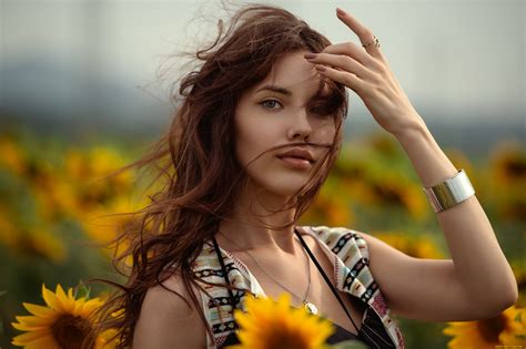 Обои Девушки Лица Портреты обои для рабочего стола фотографии