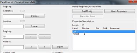 solved multi level terminal showing all terminal numbers on panel
