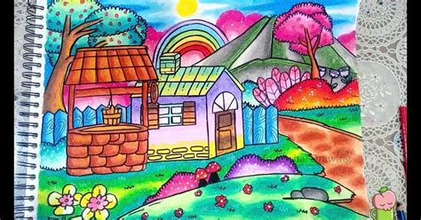 Gambar Rumah Desa Kartun